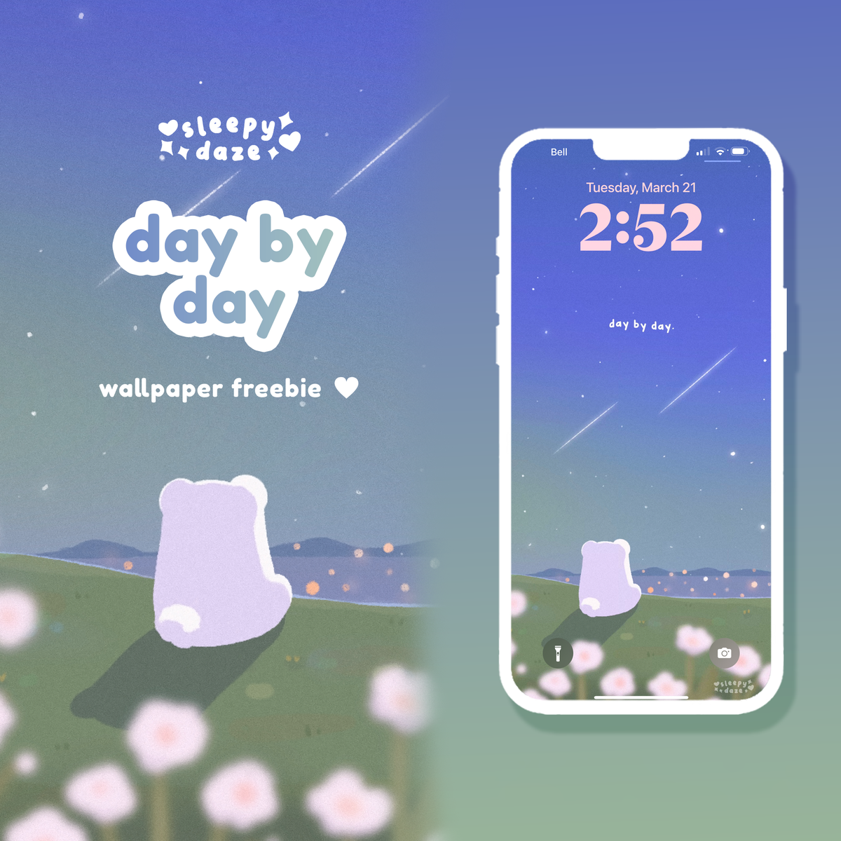 day by day ⭐☁️ wallpaper freebie – sleepydaze