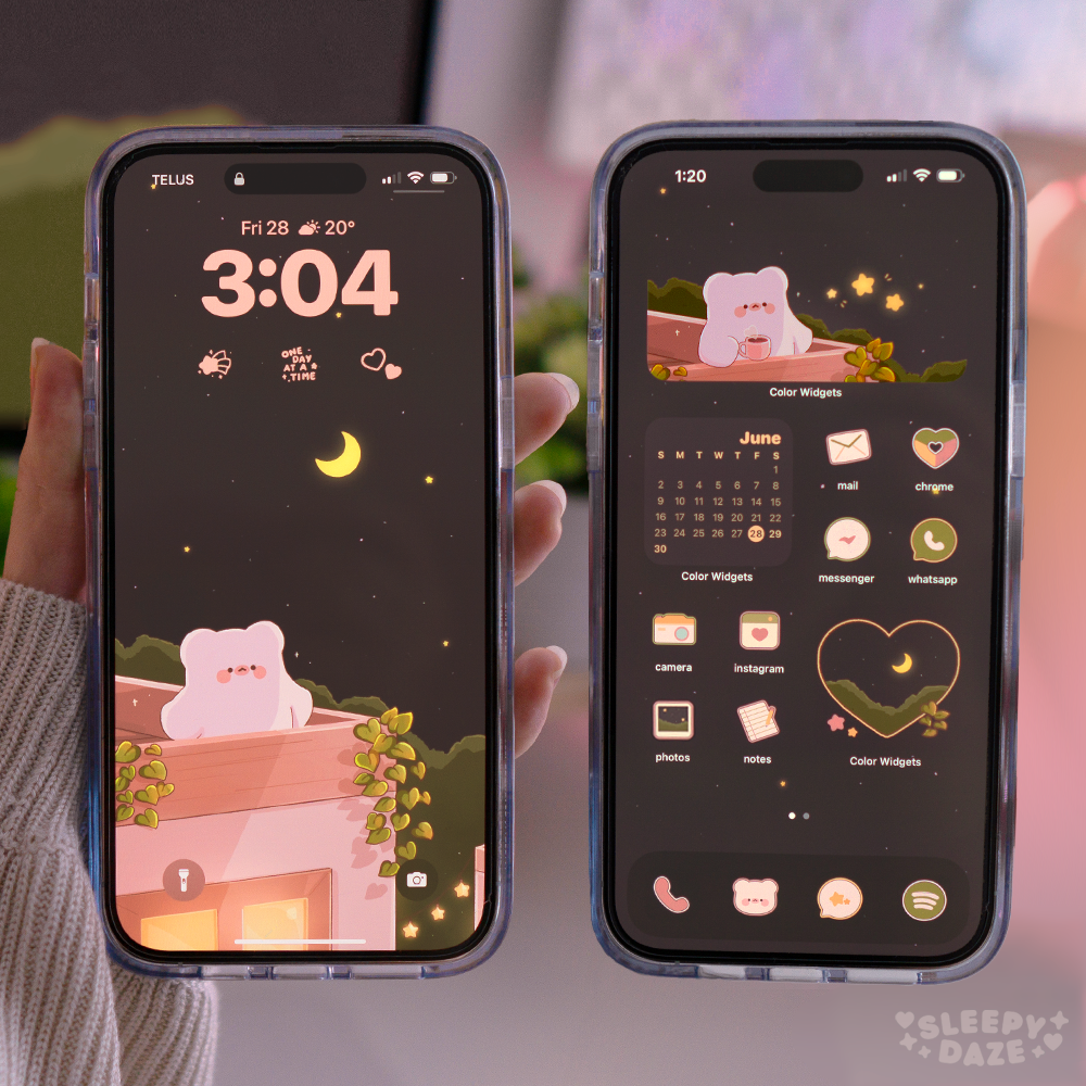 Gentle Night 🌟🍃 iOS / iPadOS / Android Theme – sleepydaze